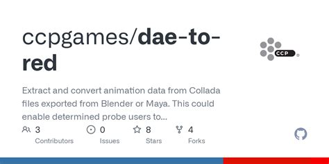 Github Ccpgames Dae To Red Extract And Convert Animation Data From Collada Files Exported