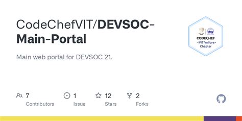 Github Codechefvitdevsoc Main Portal Main Web Portal For Devsoc 21