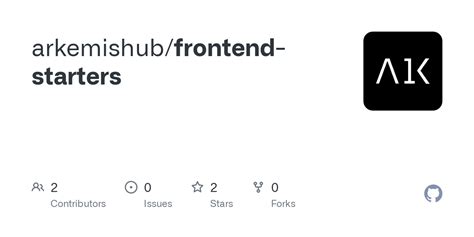 Github Arkemishubfrontend Starters