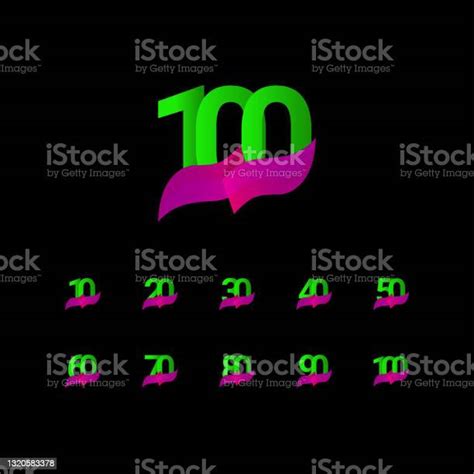 100주년 기념 기념 번호 벡터 템플릿 디자인 일러스트레이션 0명에 대한 스톡 벡터 아트 및 기타 이미지 0명 금 금속 기념일 Istock