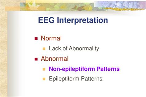 Ppt Non Epileptiform Patterns Powerpoint Presentation Free Download Id 262850