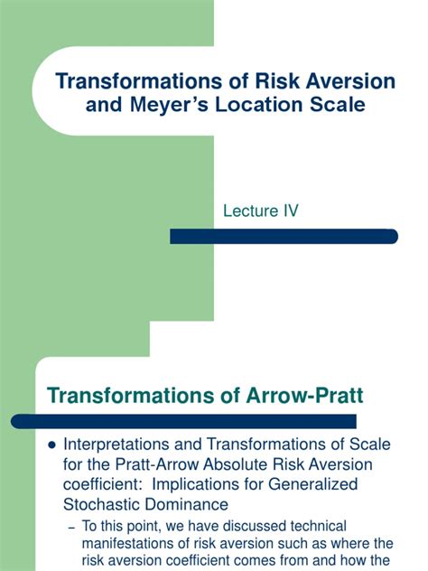 Meyers Risk Aversion Optimization Pdf Risk Aversion Utility