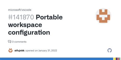 Portable Workspace Configuration Issue Microsoft Vscode GitHub