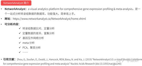 Networkanalyst：一个逆天的rna Seq数据挖掘神器 知乎