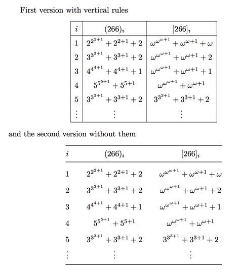 Spacing How To Add Vertical Space Before Hline In Array TeX LaTeX Stack Exchange