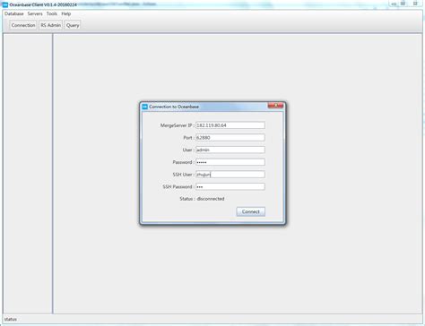 GitHub gloriawish oceanbase gui client Oceanbase数据库可视化客户端