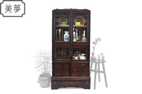 A41070 빈티지 3단 찬장옛날 찬장 유리찬장 3층 찬장 빈티지 찬장 나무 찬장 오래된 찬장 옛날 그릇장 빈티지 그릇장 3단 그릇장판매완료