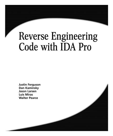 SOLUTION Reverse Engineering Code With Ida Pro Pdfdrive Studypool
