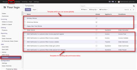 Odoo SMS Notification WebKul