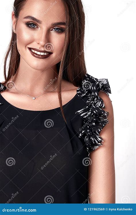 Portrait Of Glamour Sexual Girl In Underwear Stock Image