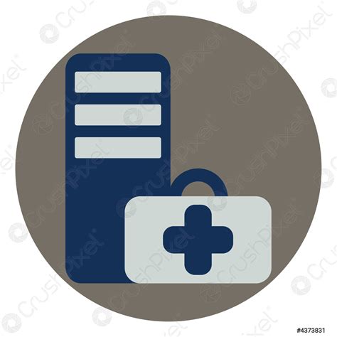Special Computer System Unit Illustration Vector On A White