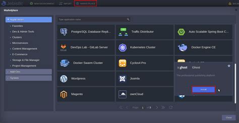 Ghost Blogging Platform Automatic Installation On Jelastic Paas Virtuozzo Blog