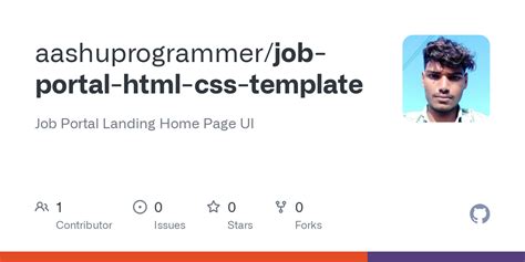 Github Aashuprogrammerjob Portal Html Css Template Job Portal