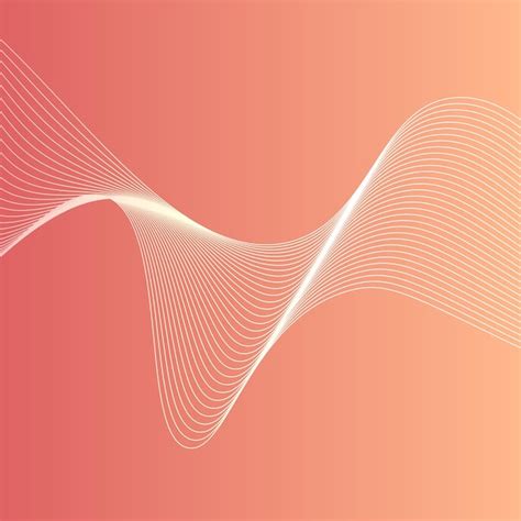 Premium Vector Abstract Wavy Line Background Dynamic Sound Wave Wavy Pattern Stylish Line Art