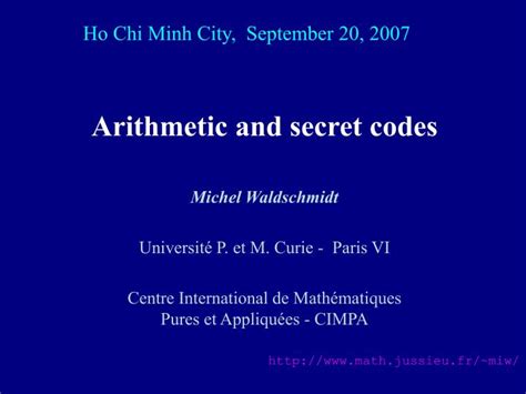 PPT Arithmetic And Secret Codes PowerPoint Presentation Free Download ID 645577