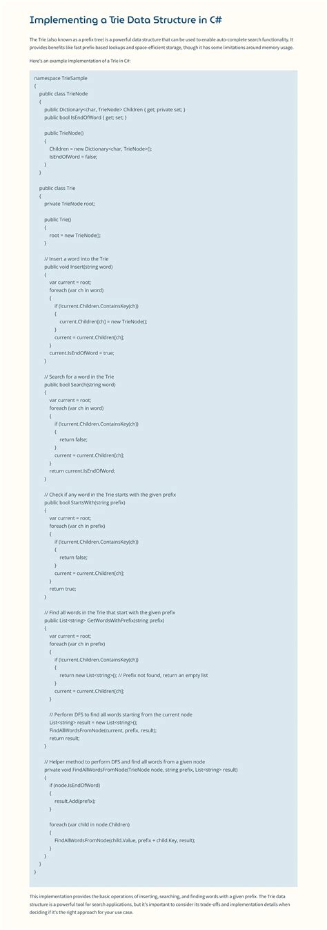 Trie Data Structure For Auto Search Complete Ppt