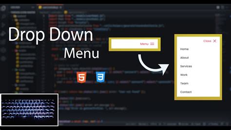 Asmr Programming Create A Drop Down Menu Using Html Css Hamidevity