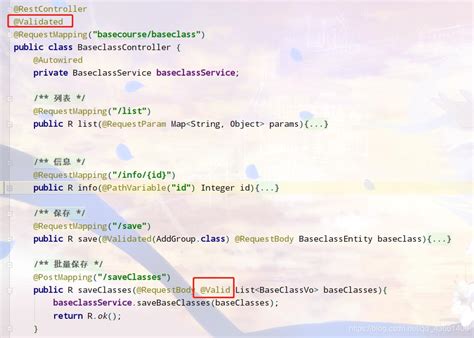 基于 valid和 validated验证list集合的踩坑记录 java 脚本之家