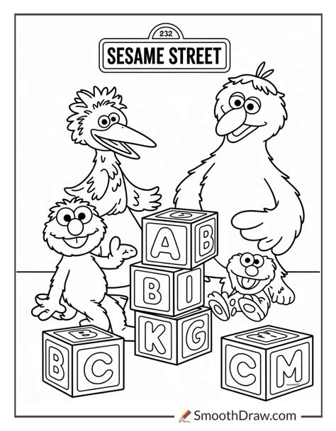 33 Sesame Street Coloring Pages Free Pdf Printables