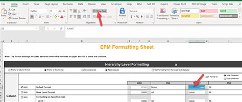 solved ibp excel add in wrapping dynamic epm header line sap