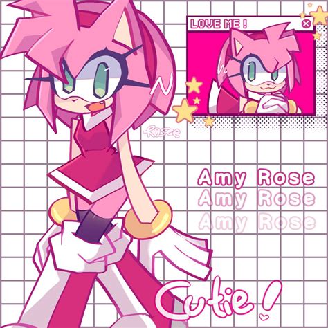 Doodle Amy Rose By Renstuff On Deviantart