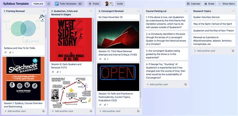 achievement tracker trello board template