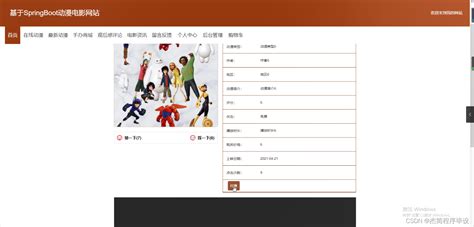 java计算机毕业设计基于springboot动漫电影网站（附源码 springboot 开题 论文） java html转图片 csdn博客
