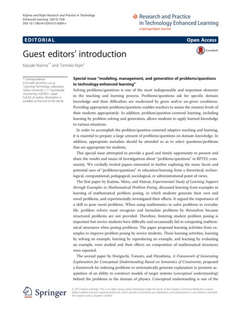 Pdf Guest Editors Introduction