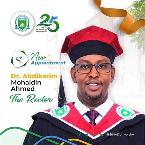 Ahmed Abdullahi Mohamud On Linkedin Congrats Dr Abdikarim Mohaidin