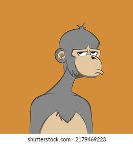 Lazy Monkey Illustration Vector Wallpapers Stock Vector Royalty Free Shutterstock