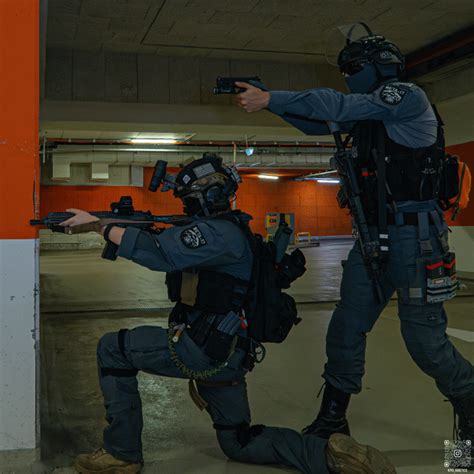 Two Mtf Male To Female Cosplaying Mtf Mobile Task Force Lmfao