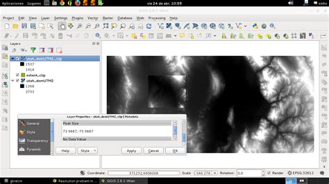 Resolution Problem In QGIS Raster Geographic Information Systems Stack Exchange