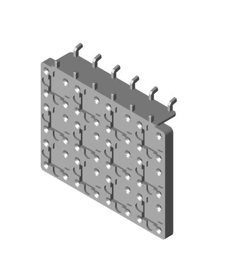 Gridfinity Pegboard 4x3 V2 Stl 3d Model By Tremor On Thangs