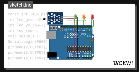 Lm35 Wokwi Esp32 Stm32 Arduino Simulator