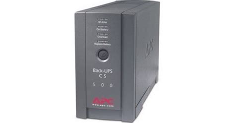 Apc Bk500blk Back Ups Cs 500va Usb 120v Standby 6out Black