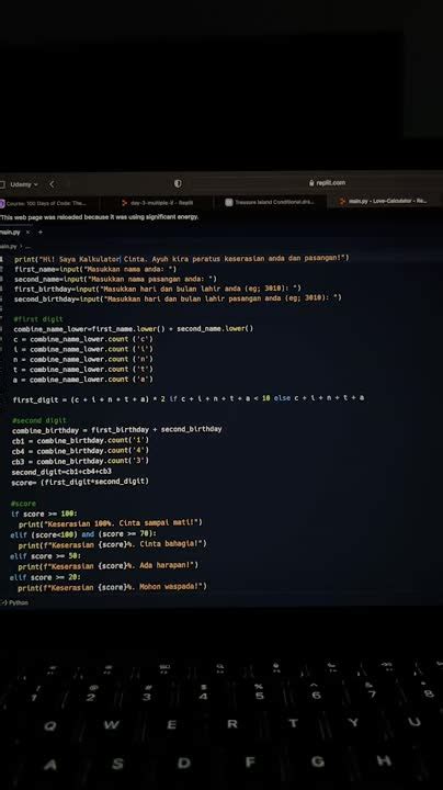 Video Anas Fahmi Zakaria On Linkedin 100daysofpython Python