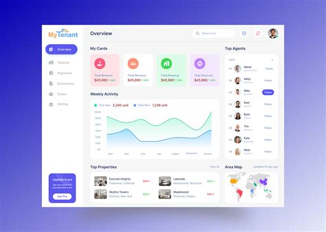 My Tenant Dashboard Interface Behance