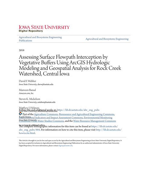 Pdf Assessing Surface Flowpath Interception By Vegetative Dokumentips