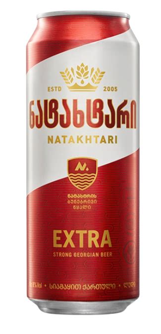 ნატახტარი Extra ლაგერი გაფილტრული ლუდი 500 მლ Veli Store