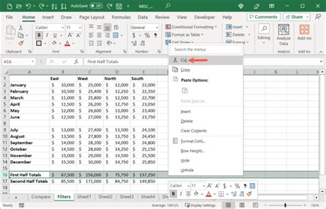 How To Move Rows In Microsoft Excel
