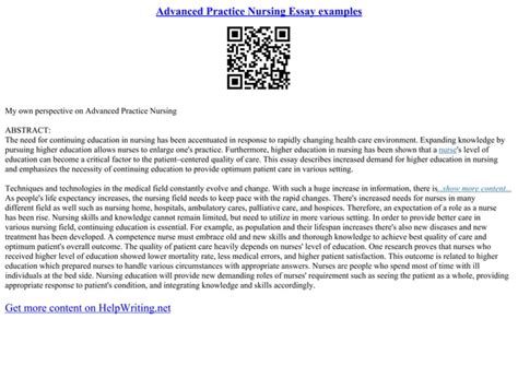 Nursing Exemplar Pdf Healthcare Industry Industries