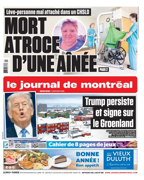Le Journal De Montreal Newspaper Subscription Pressreader