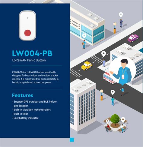 Lorawan Iot Asset Tracker Lorawan Panic Button Buy Lorawan Asset Tracker Lorawan Button
