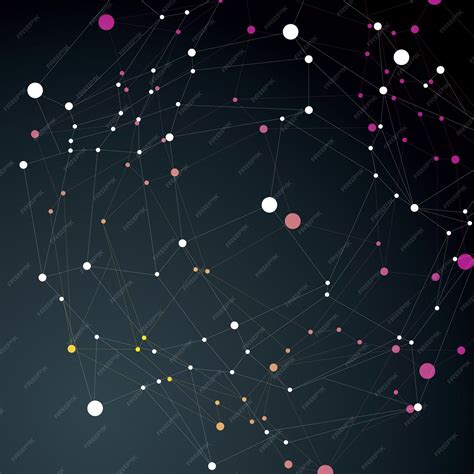 Premium Vector Spatial Vector Monochrome Digital Object 3d