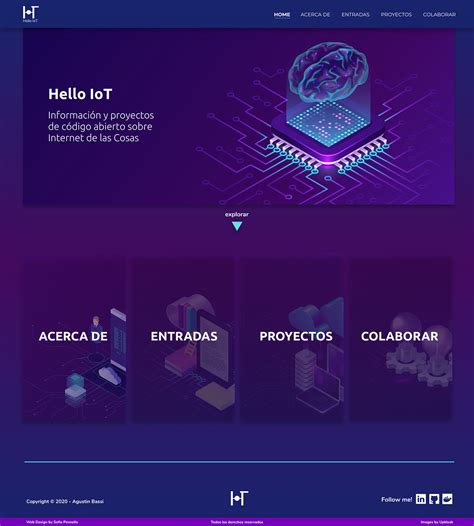 Ux Ui Design Hello Iot On Behance
