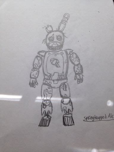 How To Draw Springtrap Five Nights At Freddy S Amino