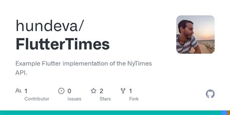 github hundeva fluttertimes example flutter implementation of the