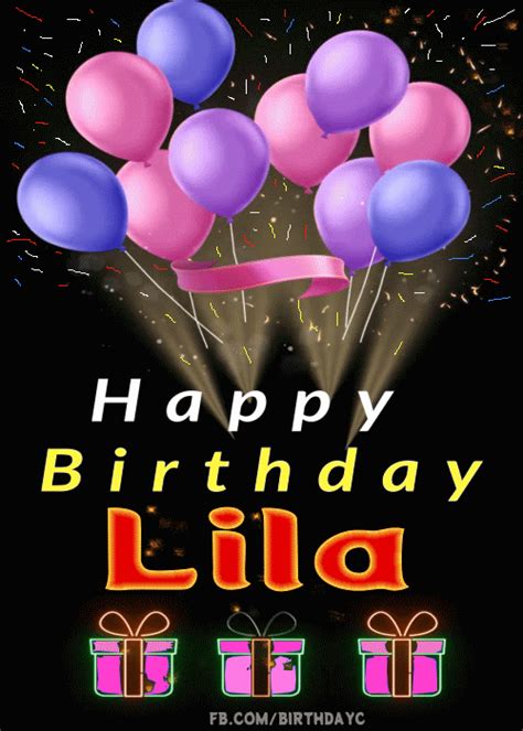 Lila Happy Birthday
