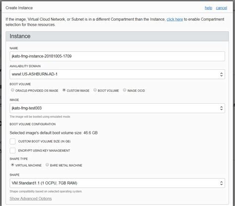 Launching The Fortimanager Instance Fortimanager Public Cloud 7 4 0