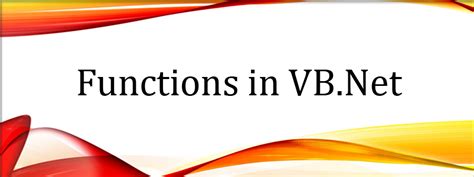 Contoh Function Di Vb Net